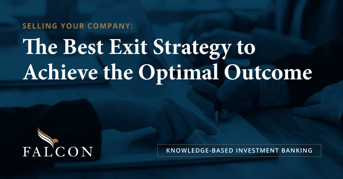 Selling Your Company | Falcon Capital Partners